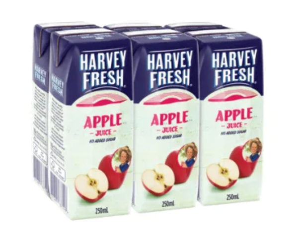 Harvey Fresh Juice 6x250ml - APPLE – Glavocich Produce